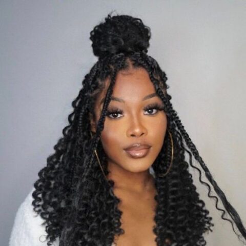 35 Beautiful Bohemian Goddess Box Braids For Protective Hairstyles ...