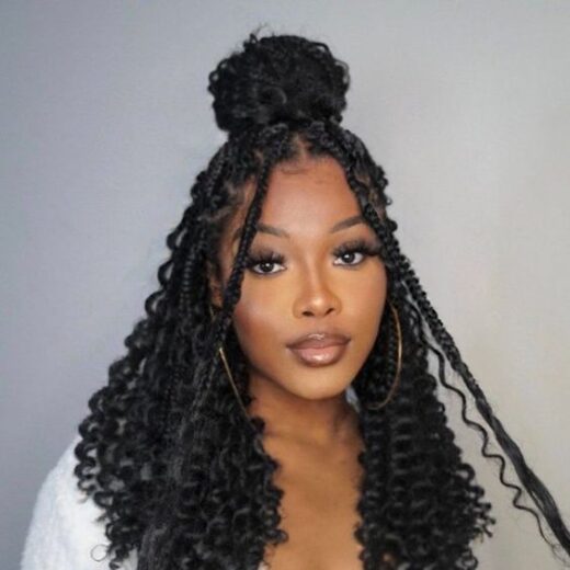 35 Beautiful Bohemian Goddess Box Braids For Protective Hairstyles ...