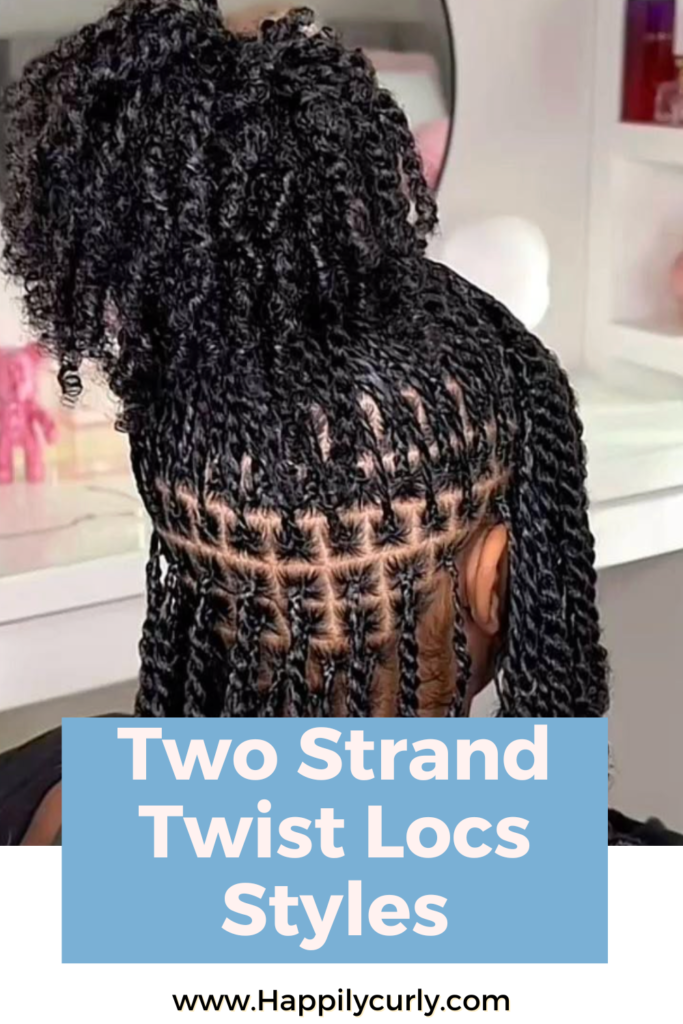 How To Start Locs With Two Strand Twists & Two Strand Twist Locs ...